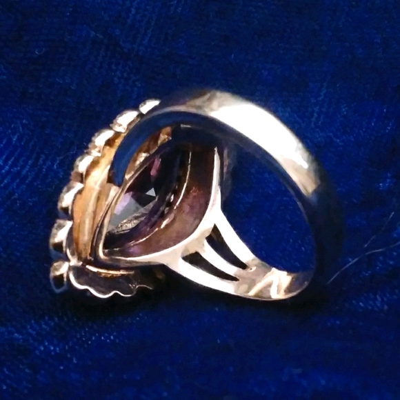 Seta | Jewelry | Powerful In Purple Rose Gold Amethyst Seta Ring | Poshmark